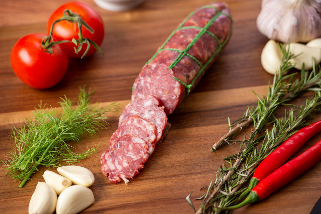 Fennel & Garlic Salami - Classic Italian Pork Salami Online – TheSalamiMan